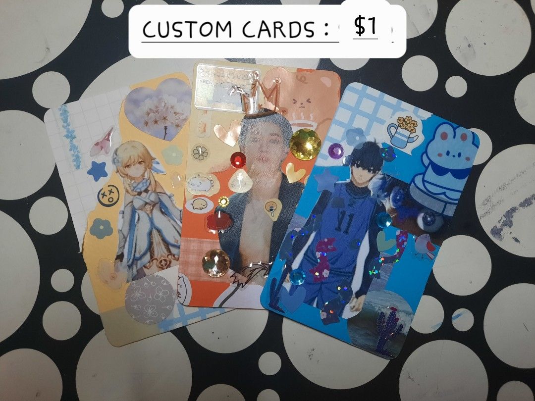 HANDMADE CHARACTER CARDS : $0.70 EACH [CUSTOMS : $1], Hobbies & Toys ...