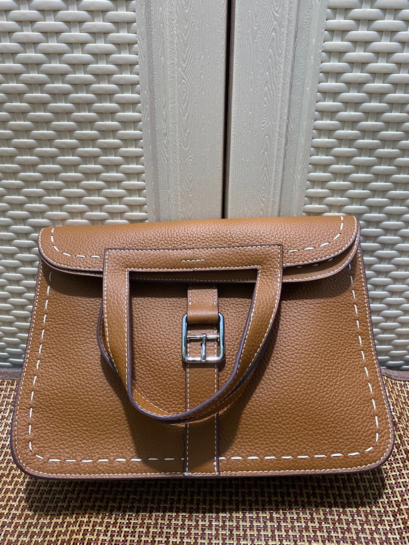 Hermes Halzan, Luxury, Bags & Wallets on Carousell