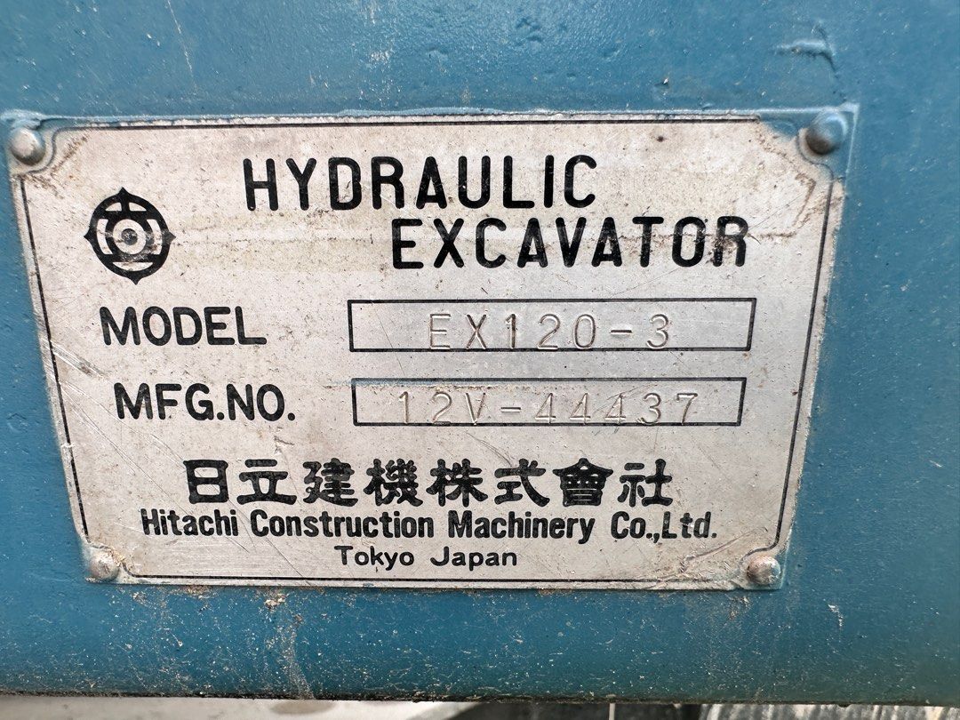 HITACHI EX-120-3 EXCAVATOR 12V, Commercial & Industrial, Construction ...