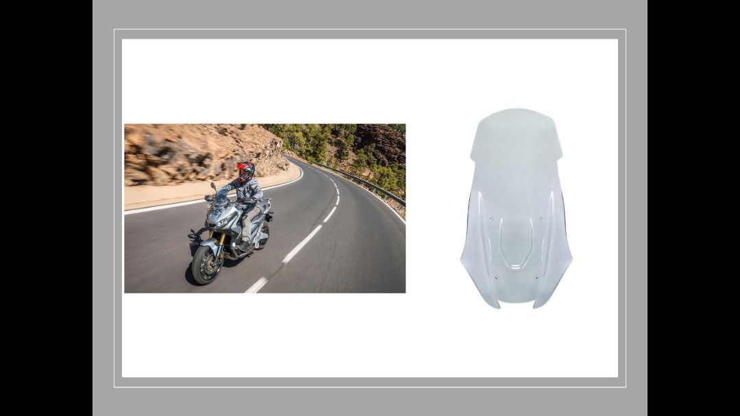 Honda X ADV 750 Windshield 2021 2022, Motorcycles, Motorcycle ...