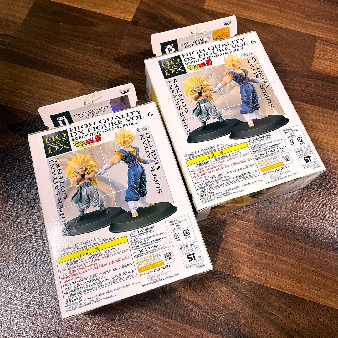 HQ DX Dragonball Z Vol. 6 Super Saiyan 3 Gotenks + Super Saiyan Vegetto, Hobbies & Toys, Toys ...