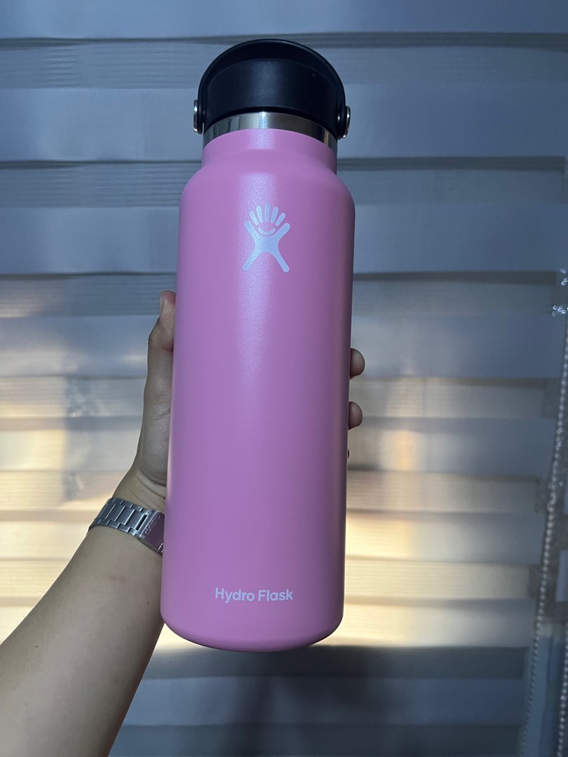 HYDRO FLASK PALE PINK 40oz, Furniture & Home Living, Kitchenware ...