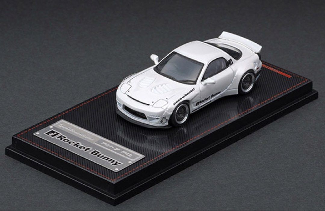 Ignition Model: 1/64 Mazda RX-7 FD Rocket Bunny (White), Hobbies & Toys ...