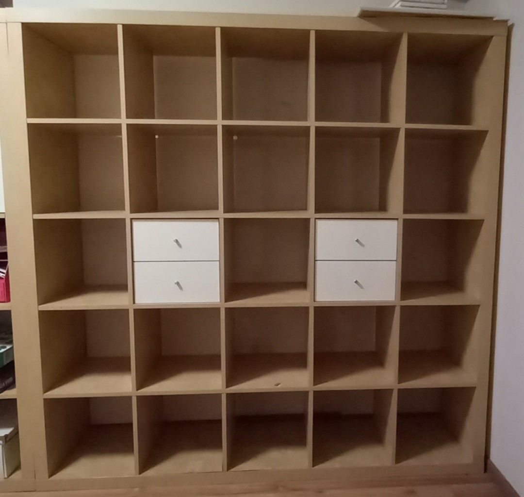 Ikea Kallax 5x5, Furniture & Home Living, Furniture, Shelves, Cabinets ...