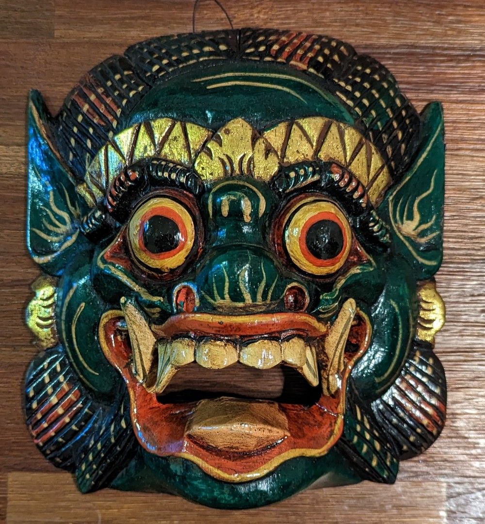 Indonesian mask, Furniture & Home Living, Home Decor, Wall Decor on ...