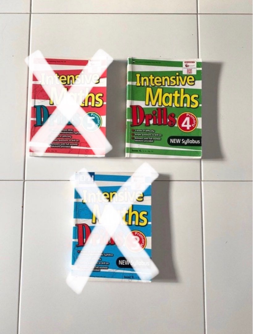 Intensive Maths Drills Primary 3-5, Hobbies & Toys, Books & Magazines ...