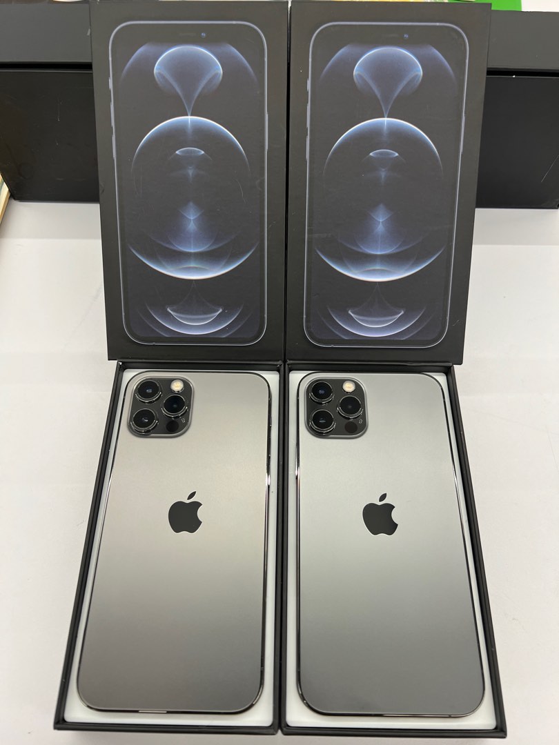 IPHONE 12 PRO GRAPHITE 256GB BATTERY HEALTH 88-100 (FULL SET BOX ...