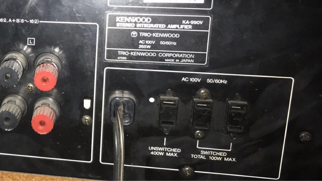 JAPAN VINTAGE TRIO-KENWOOD INTEGRATED STEREO AMPLIFIER, Audio ...