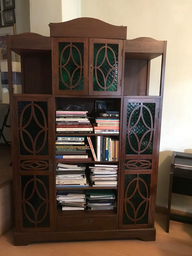 Javanese Peranakan Display Cabinet cum Bookshelf, Furniture & Home ...