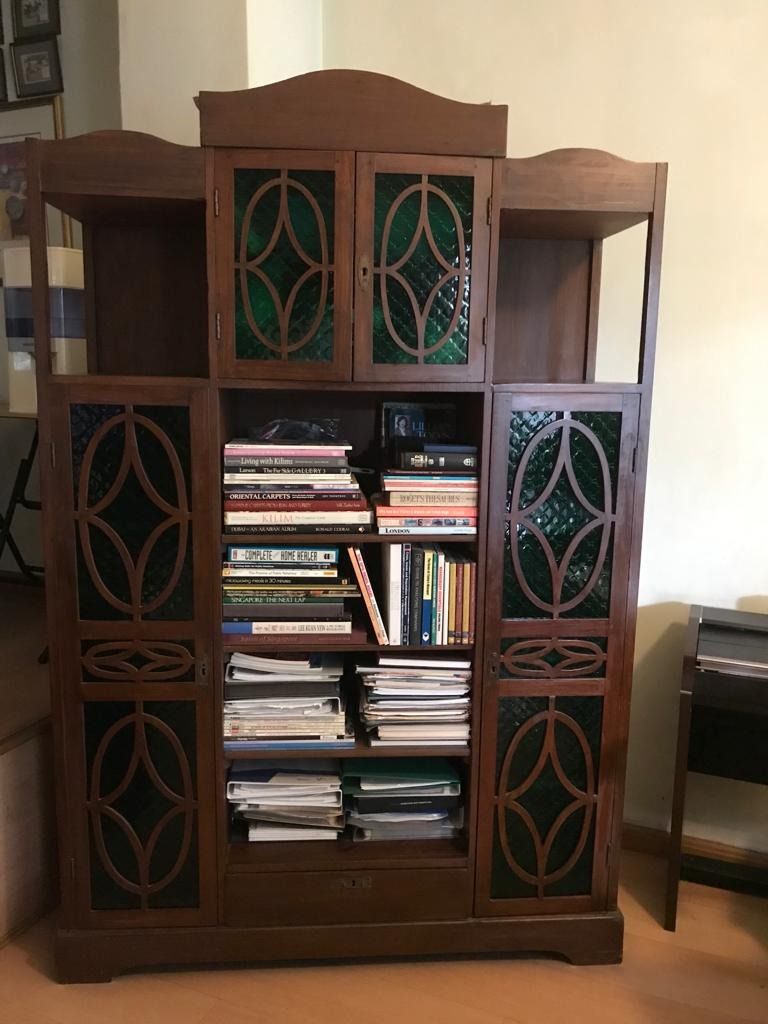 Javanese Peranakan Display Cabinet cum Bookshelf, Furniture & Home ...
