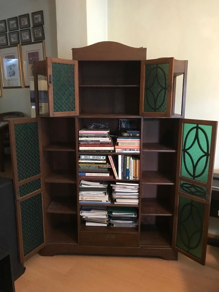 Javanese Peranakan Display Cabinet cum Bookshelf, Furniture & Home ...