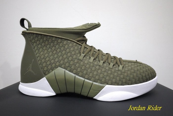 NIKE Air Jordan XV Retro x PSNY 喬丹 AJ 15代 復刻 聯名 限量款 軍綠 白色 編織, 他的時尚, 鞋類 ...