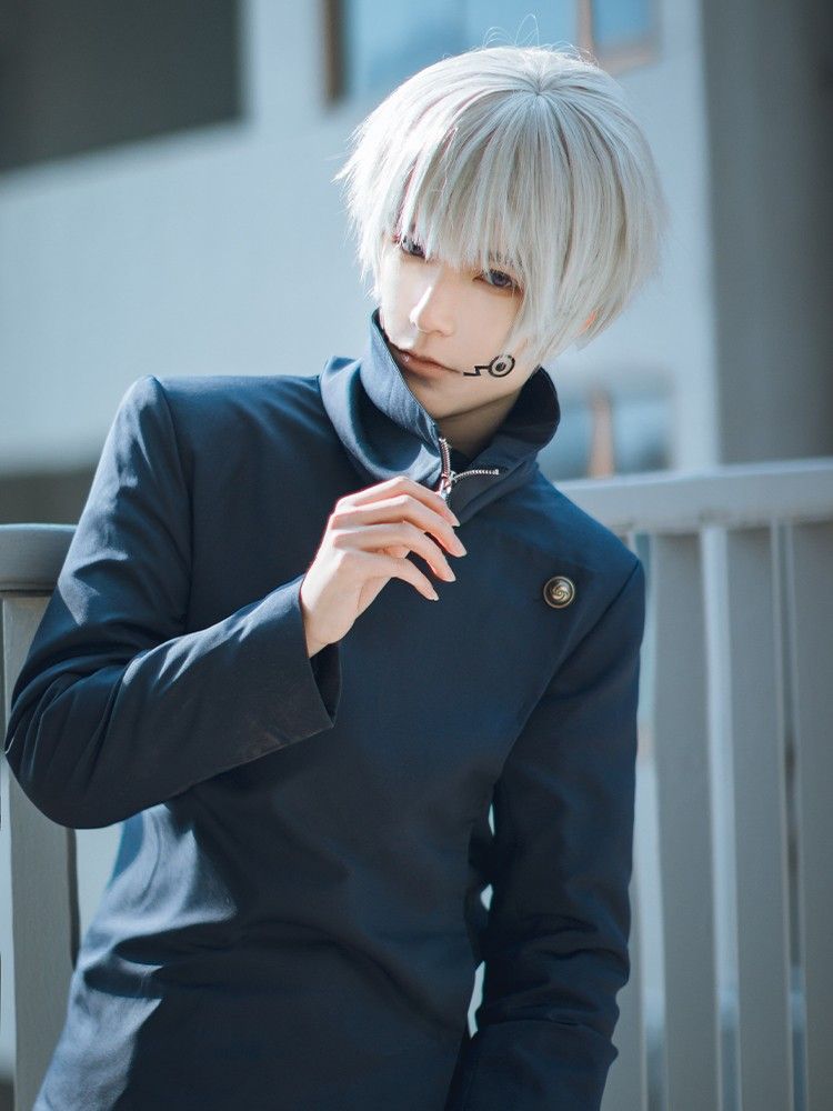Jujutsu Kaisen Jjk Cosplay Inumaki Toge Cos Costume Wig Hobbies And Toys Memorabilia