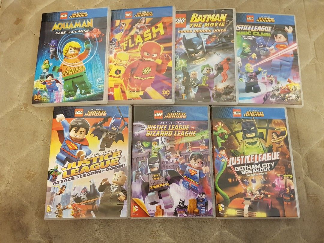 Justice League/Superman/Batman LEGO Animated Series Collectible DVD Set ...