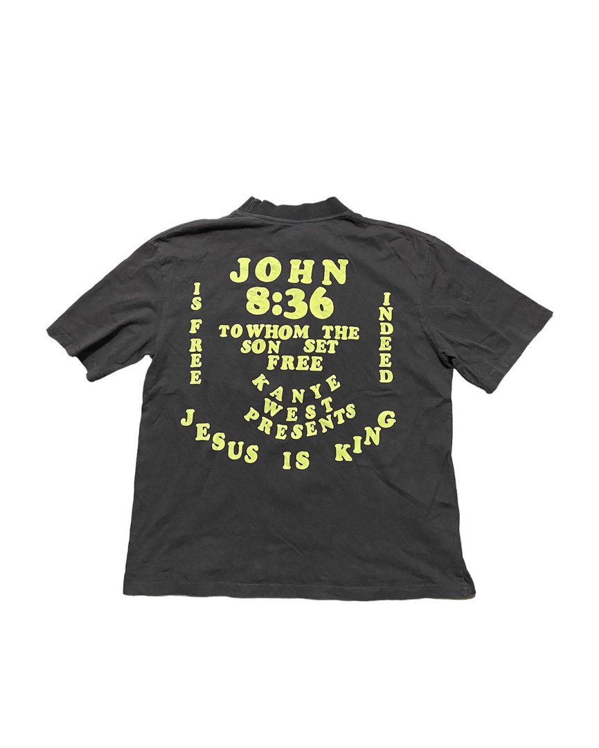 Kanye west merch (john 8:36), Men's Fashion, Tops & Sets, Tshirts & Polo Shirts on Carousell