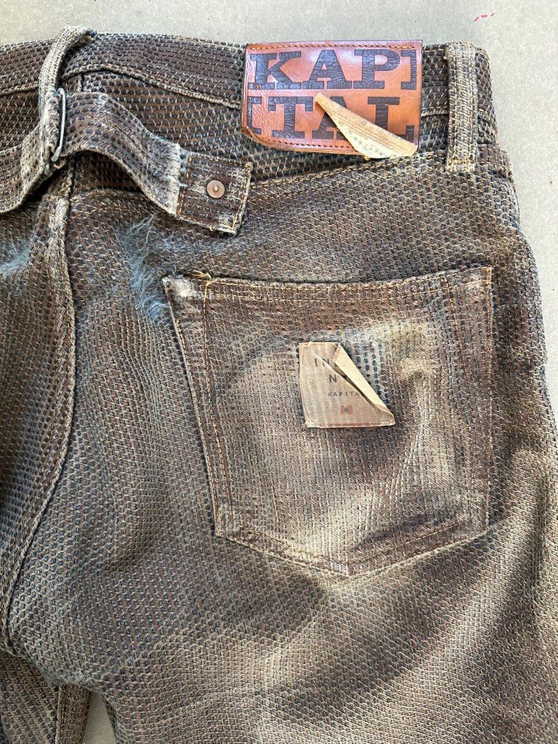 Kapital Century Denim, Men's Fashion, Bottoms, Jeans on Carousell