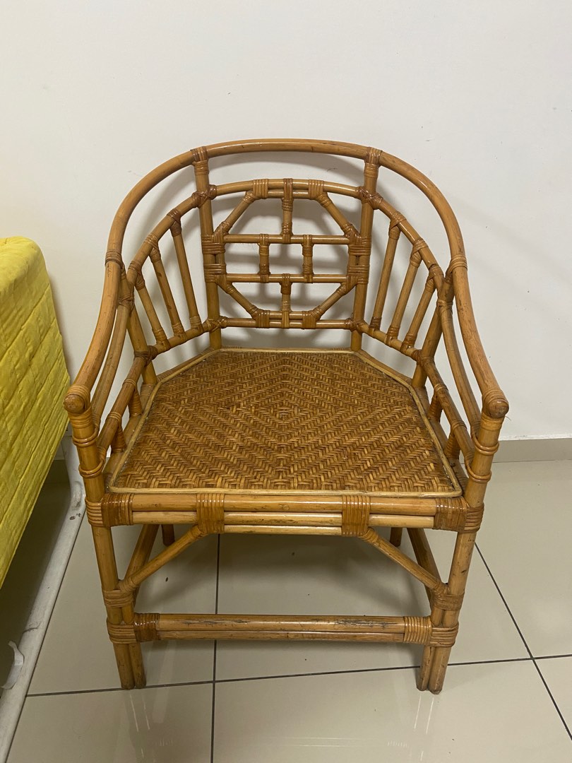 Kerusi Rotan, Furniture & Home Living, Furniture, Chairs on Carousell