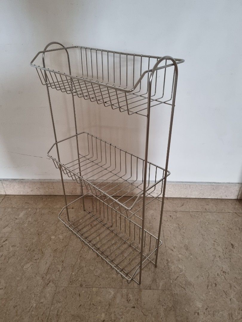 Kitchen utilities Stainless Steel Rack, Furniture & Home Living ...