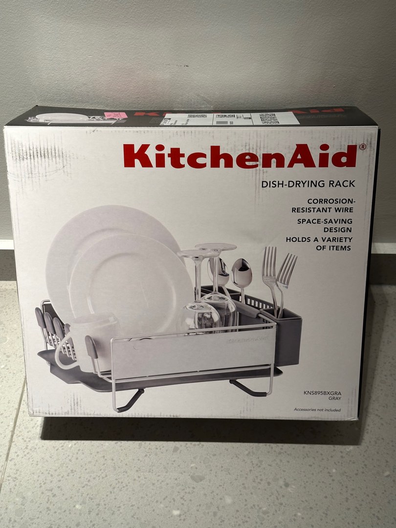 KitchenAid compact dish drying rack, Furniture & Home Living ...