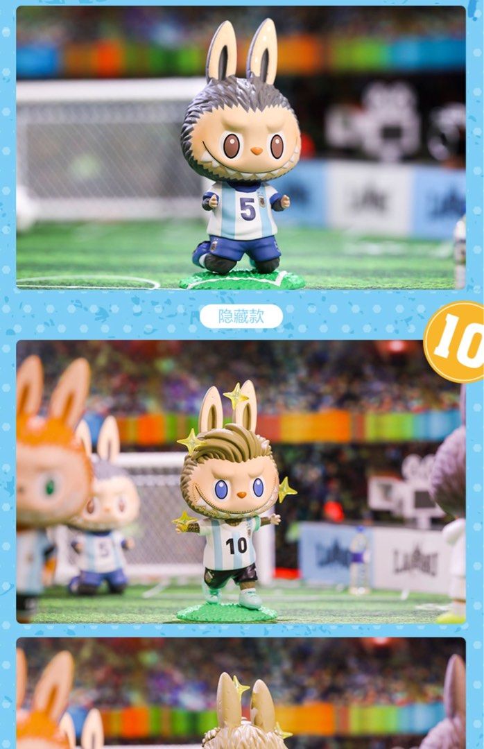 LABUBU Argentina LIONEL MESSI characters Figurine soccer / FULL SET ...