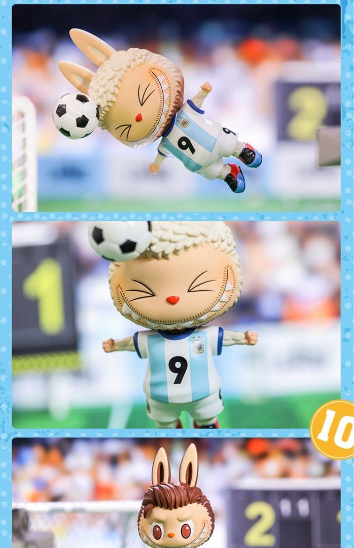 LABUBU Argentina LIONEL MESSI characters Figurine soccer / FULL SET ...