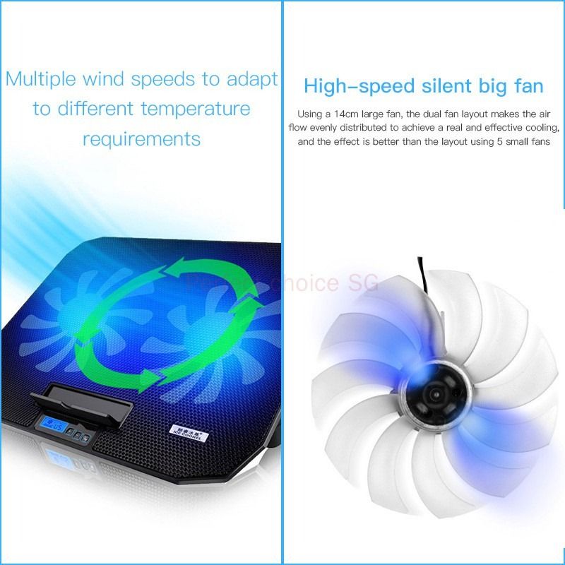 Laptop Cooler Stand Laptop Stand Adjustable Big Power Speed Fan Speed ...