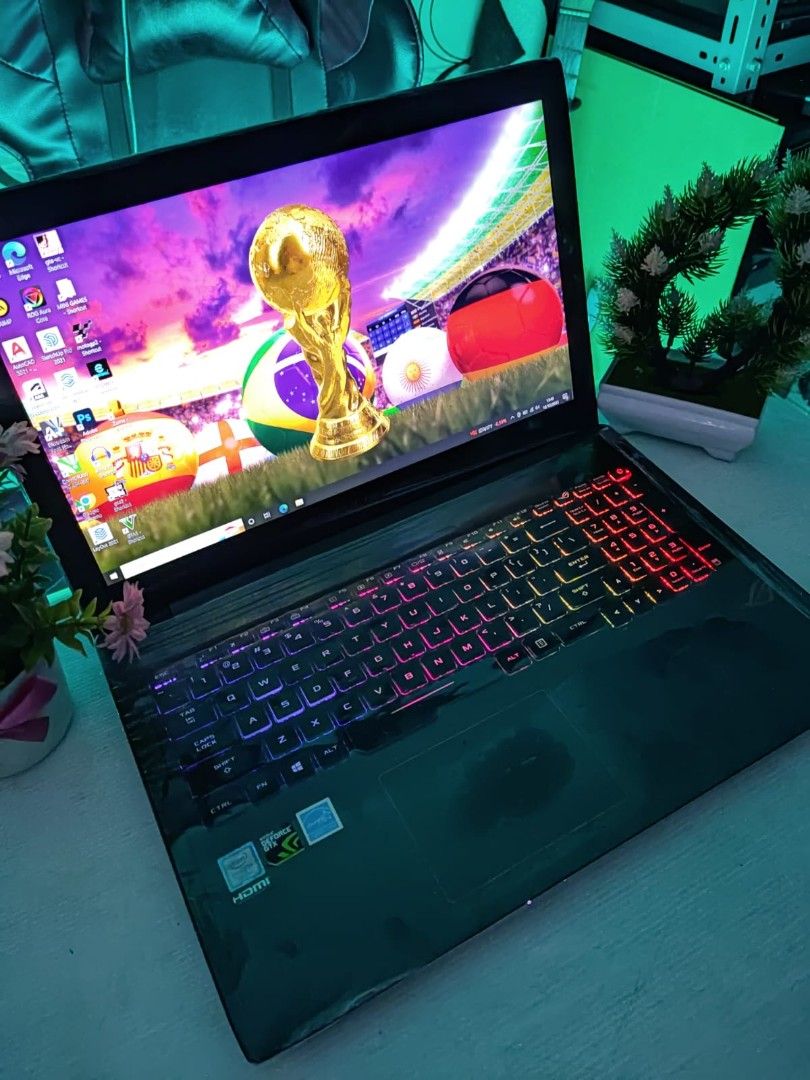 Laptop Gaming Asus Rog Ram 16Gb Ssd+Hdd Dual Vga Windows 10 Siap Pakai ...