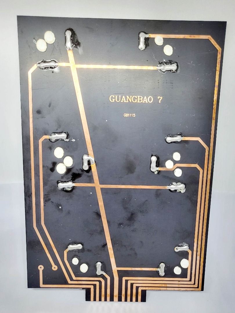 LED Seven Segment Display White to Red Anode 7inches with Built in PCB ...