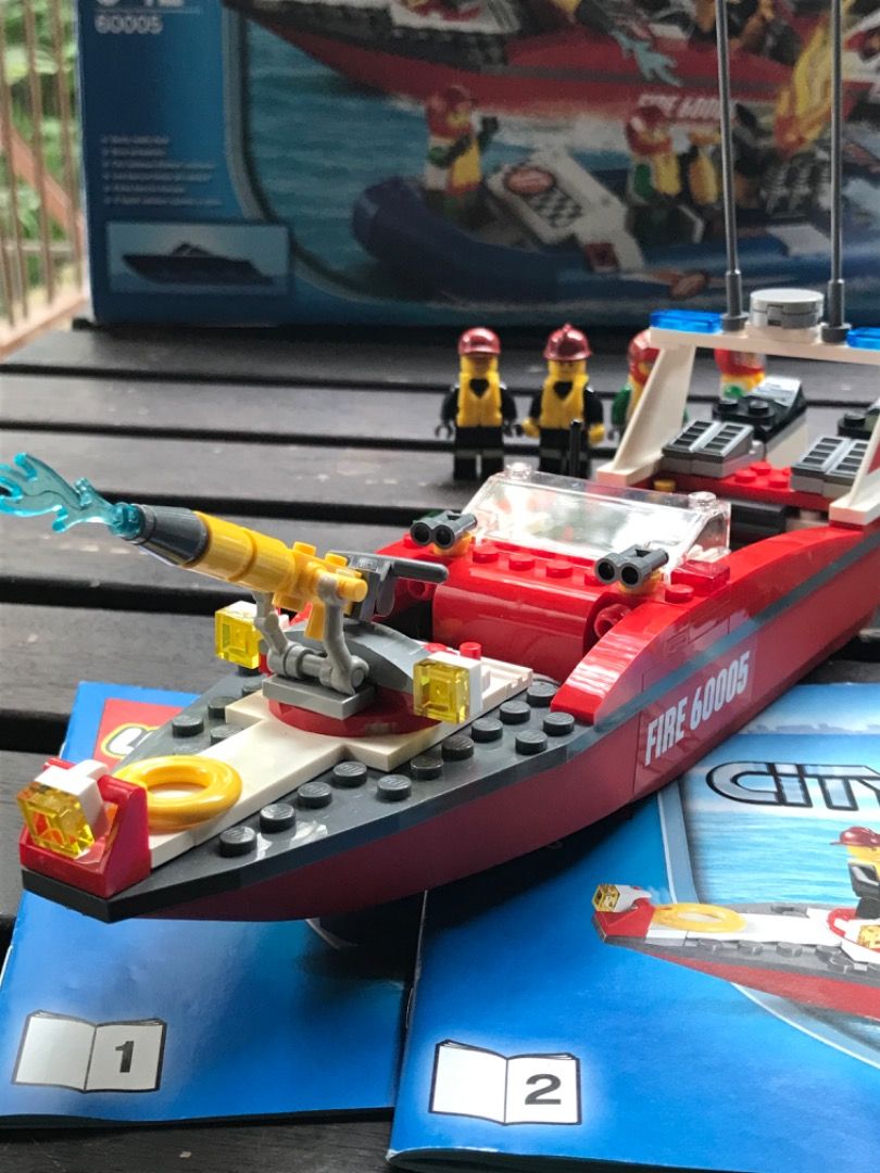 LEGO City Fire Boat 60005, Hobbies & Toys, Toys & Games on Carousell