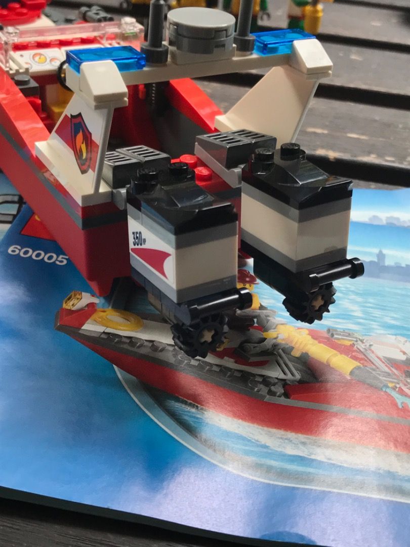 LEGO City Fire Boat 60005, Hobbies & Toys, Toys & Games on Carousell
