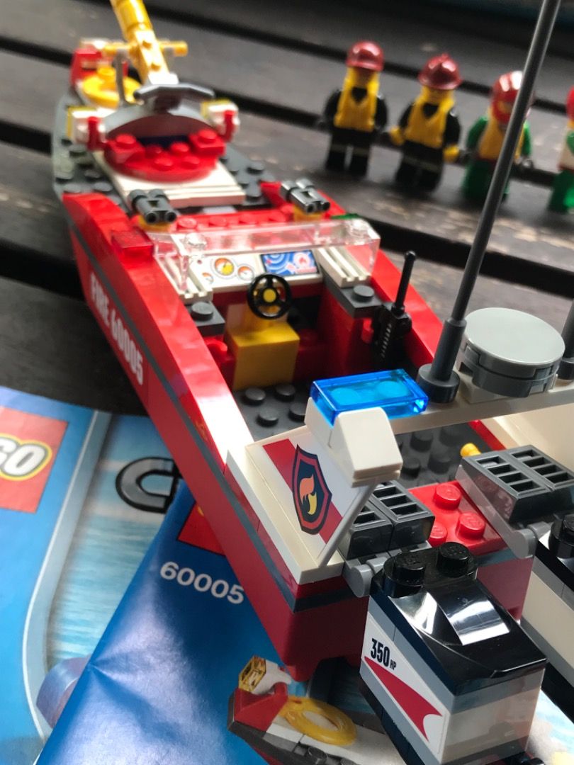 LEGO City Fire Boat 60005, Hobbies & Toys, Toys & Games on Carousell