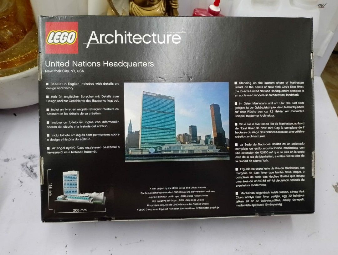 Lego United Nations Headquarters 21018, Hobbies & Toys, Toys & Games on ...