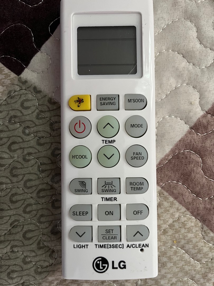 LG Aircon Remote Control, TV & Home Appliances, Air Conditioners ...