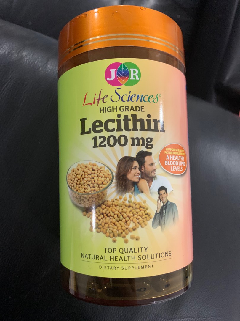 Life Sciences Lecithin 1200 mg, Health & Nutrition, Health Supplements ...