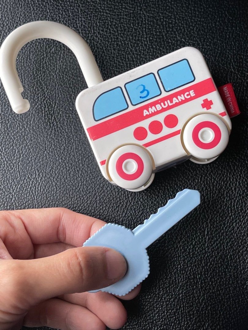 Montessori Lock and key car toy, Hobbies & Toys, Toys & Games on Carousell