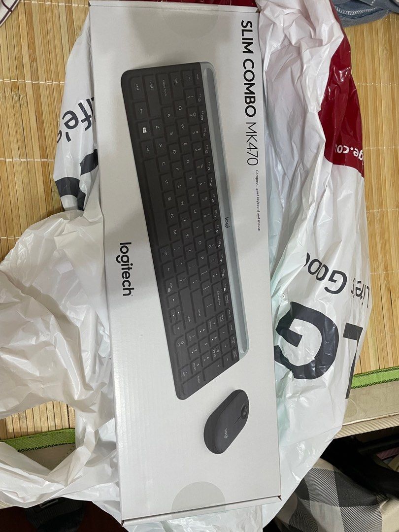 Logitech MK470 slim wireless keyboard and mouse combo, Computers & Tech, Parts & Accessories ...