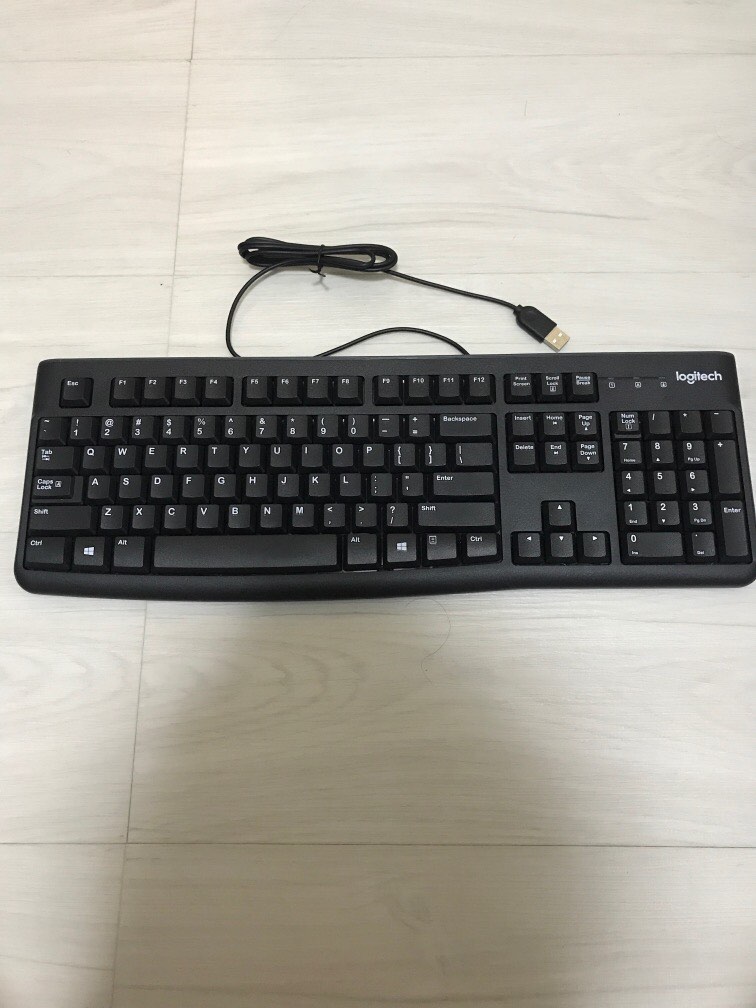 Logitech Usb Keyboard Computers Tech Parts Accessories Computer Keyboard On Carousell