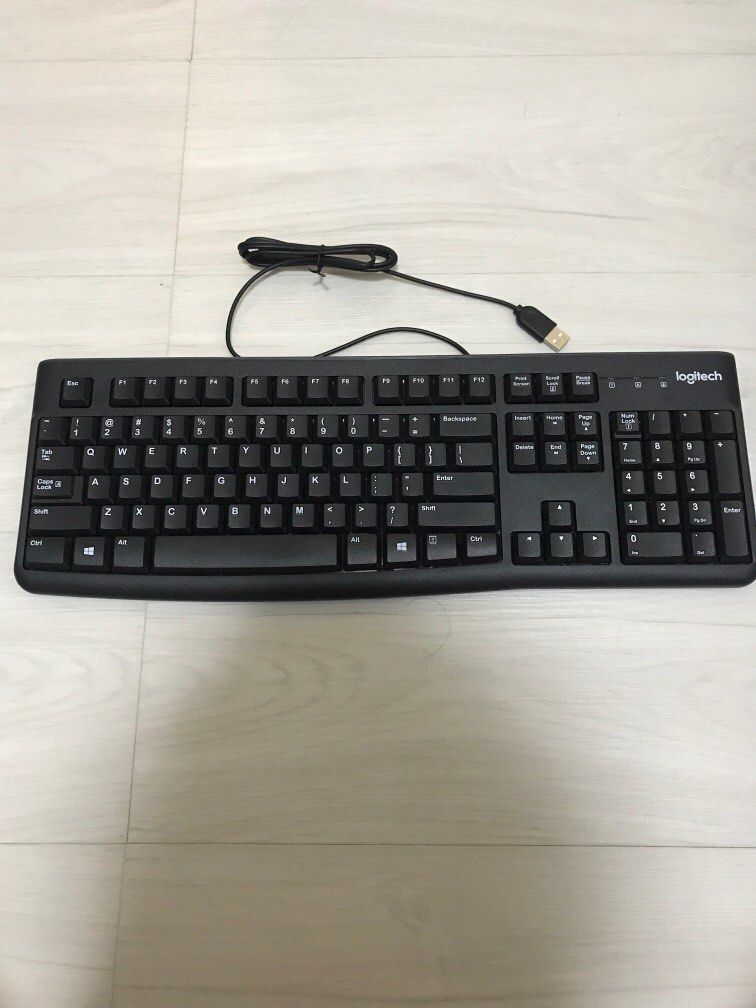 Logitech Usb Keyboard Computers Tech Parts Accessories Computer Keyboard On Carousell