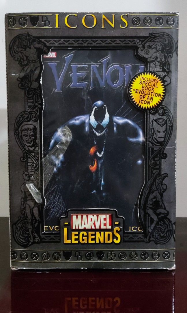 Marvel Legends Icons - 12-Inch Unmasked Venom, Hobbies & Toys, Toys ...