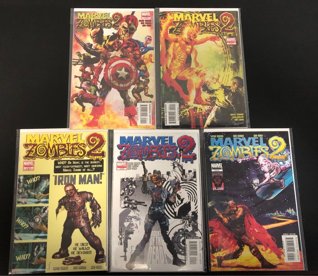 Marvel Zombies 2 Comics lot, Hobbies & Toys, Books & Magazines, Comics ...