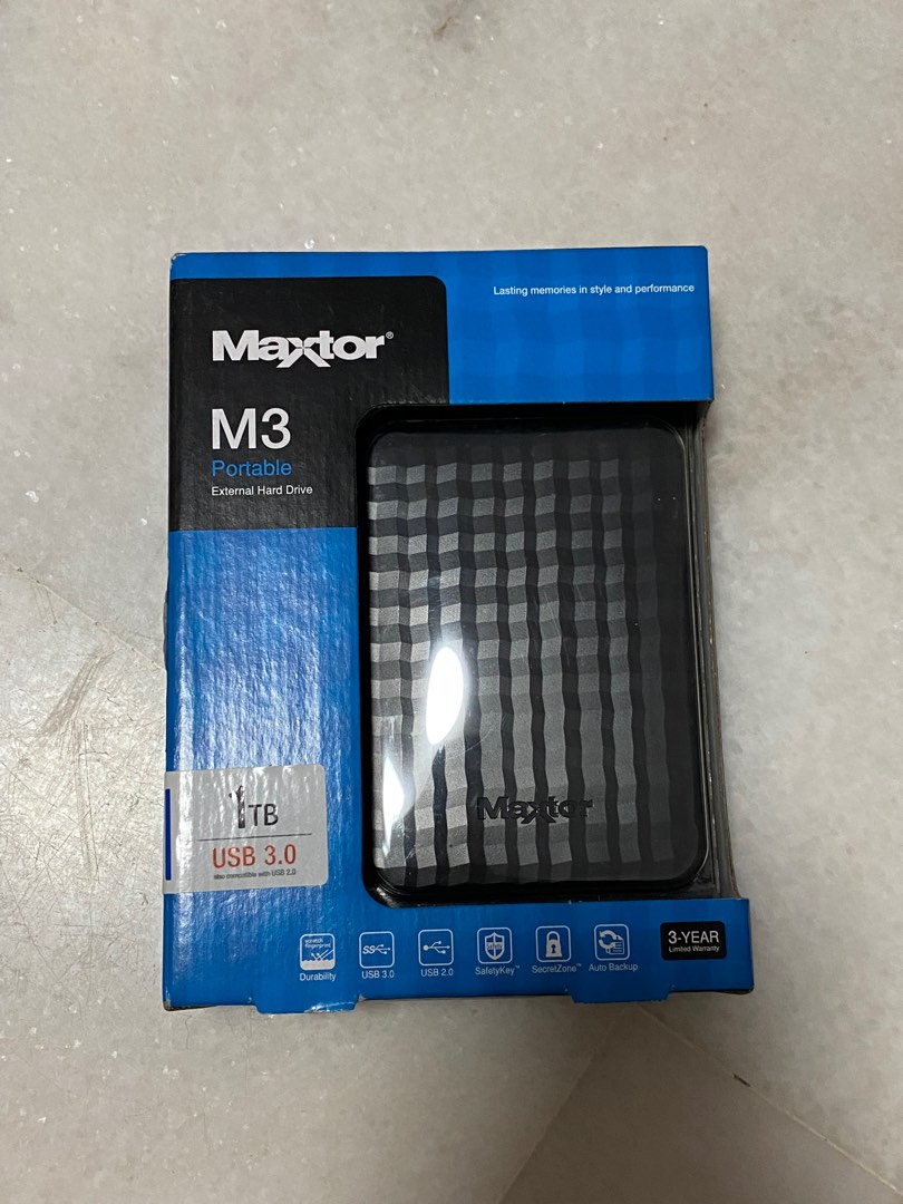 Maxtor external hard drive, Computers & Tech, Parts & Accessories, Hard ...