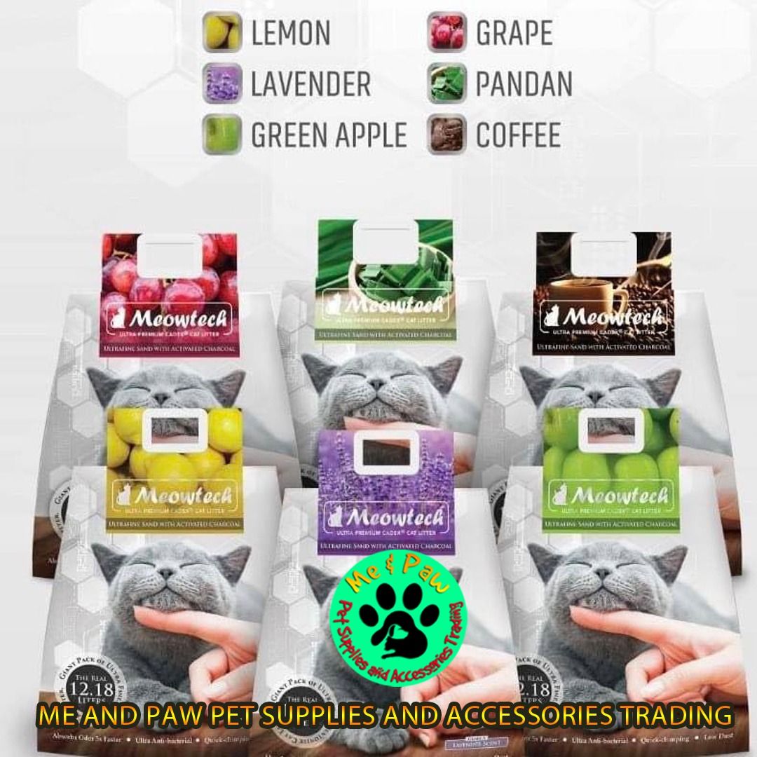 Meowtech Ultra Premium Tofu 10.18 Litters / Sand 12.18 Litters, Pet Supplies, Homes & Other Pet ...