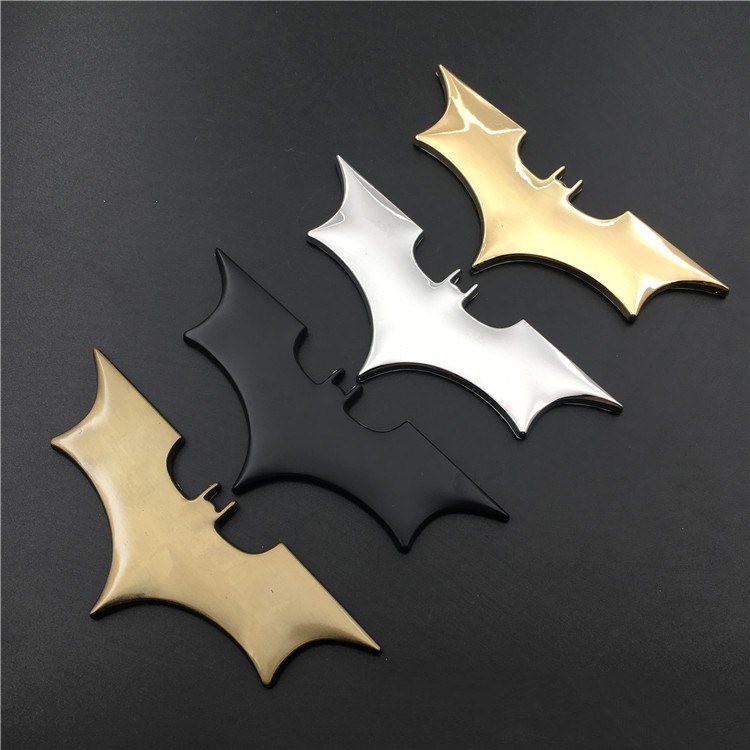 Metal 3D Batman Logo Sticker Bat Car Auto Truck Motorcycle Emblem Badge ...
