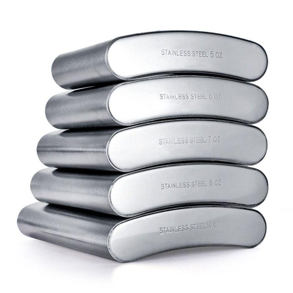 Metal hip flask whiskey cup wine bottle camping alcohol carrier vodka ...