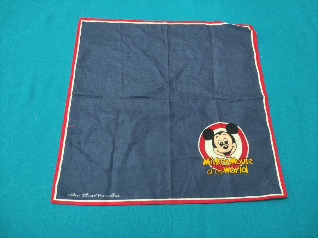 Mickey Mouse of the World Walt Disney Productions Kids Handkerchief ...