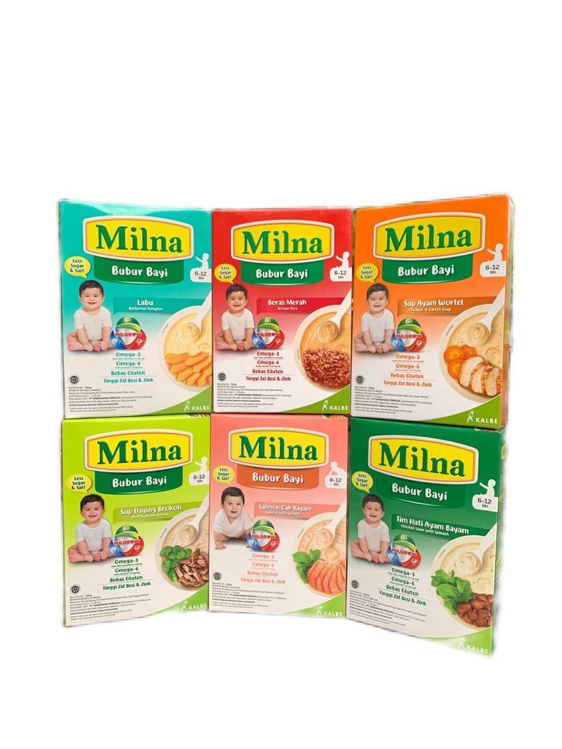 Milna Bubur, biskuit, finger baby, Makanan & Minuman, Makanan Instan di ...