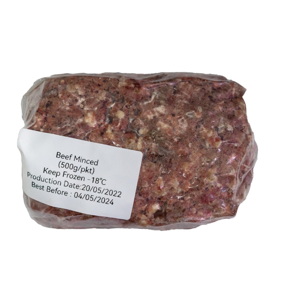 Minced beef (frozen), Food & Drinks, Chilled & Frozen Food on Carousell