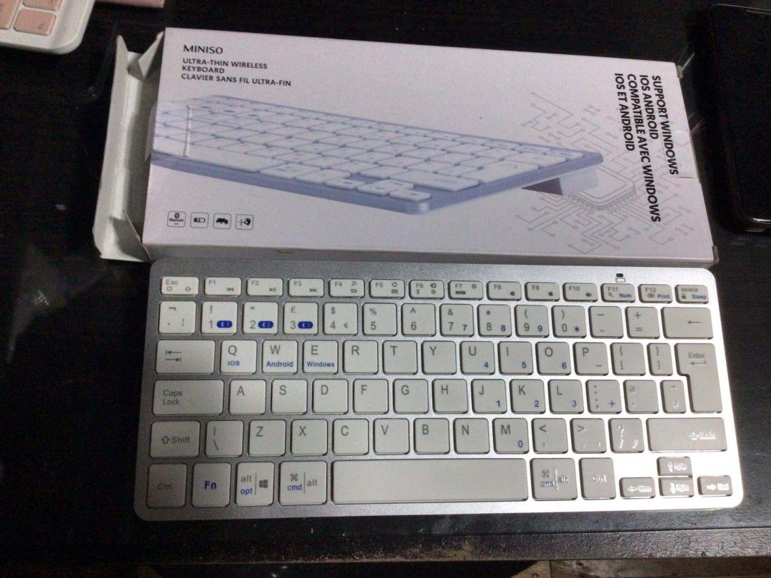 Miniso Bluetooth Keyboard Computers And Tech Parts And Accessories Computer Keyboard On Carousell