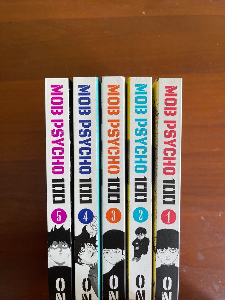 Mob Psycho 100 manga Vol. 1-5 (English), Hobbies & Toys, Books ...
