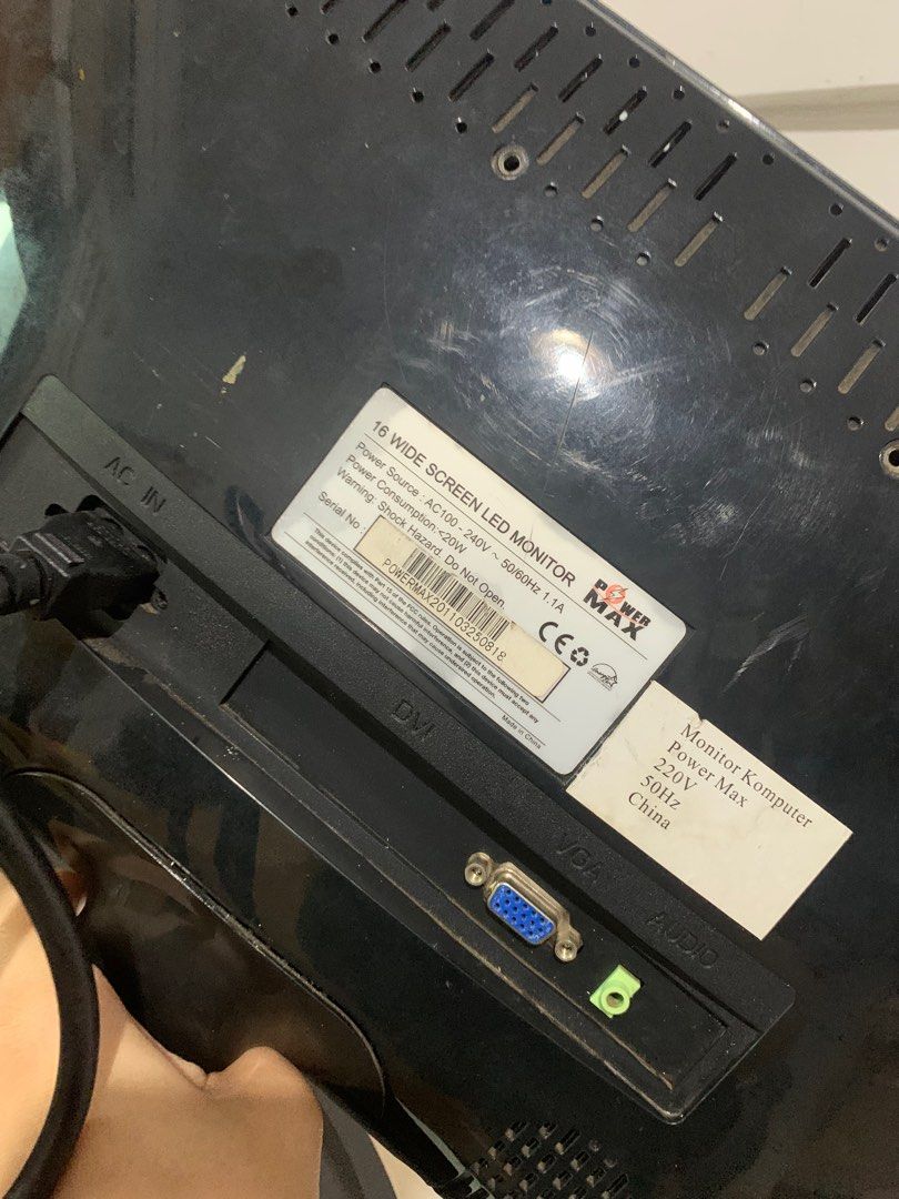 Monitor komputer power max 16 inch, Elektronik, Lainnya di Carousell